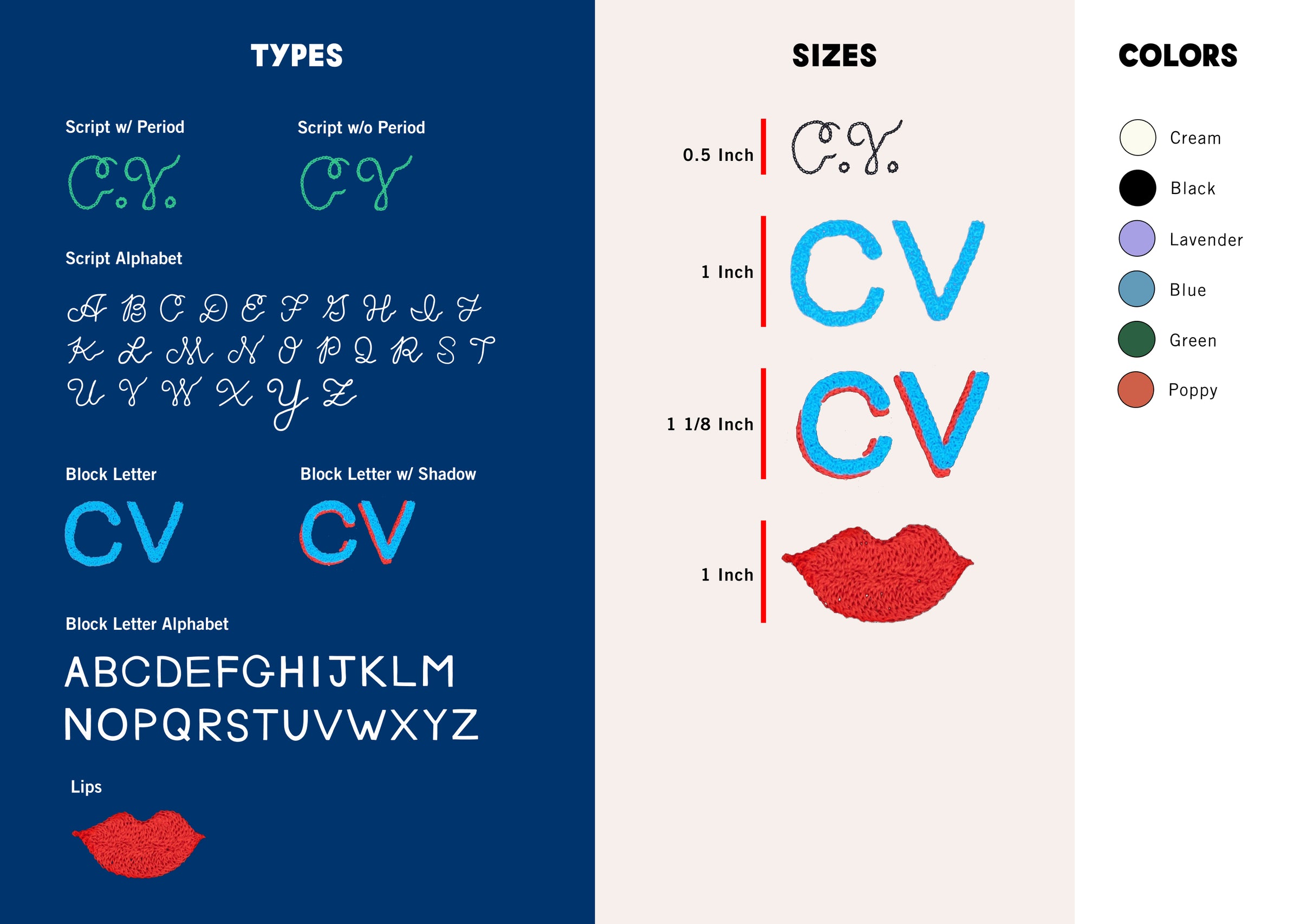 Clare V. Monogram Options
