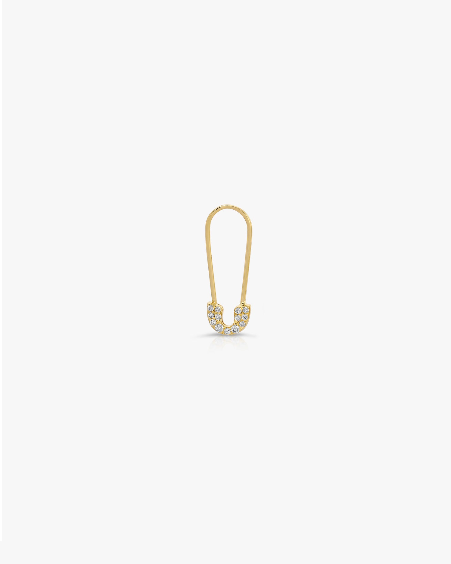 Pavé Safety Pin Earring – Clare V.