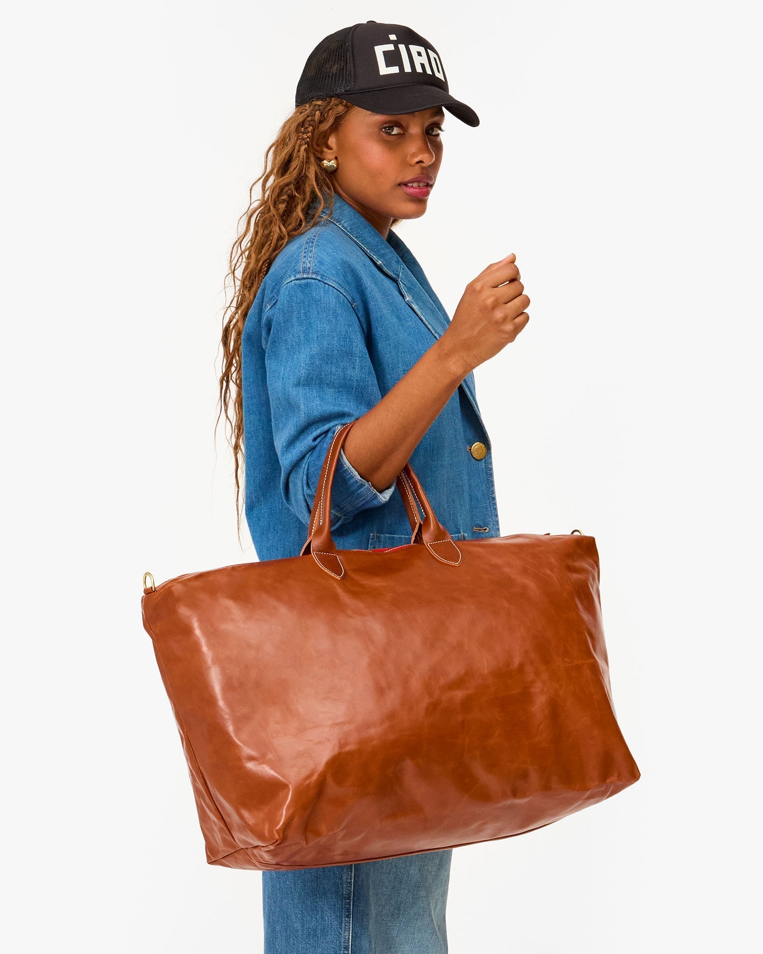 Camel Weekender Bag – Clare V.